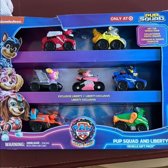 Paw Patrol | Toys | Paw Patrol Mighty Movie Vehicle Set Red Pink Yellow ...
